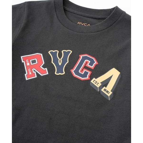 『タイムセール実施中』ZOZO問い合わせ番号:94281072ショップ:BY THE BAY，バイザベイブランド:RVCA，ルーカ商品名:【RVCA/ルーカ】24SS LETTERMAN SHORT SLEEVE TEE /ロゴ半袖Tシャツ...