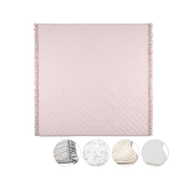 『セール実施中』ZOZO問い合わせ番号:94294242ショップ:Francfranc，フランフランブランド:Francfranc，フランフラン商品名:【オンライン限定】ひんやり冷感キルトラグ フリル  L 1850*1850カテゴリ:イン...