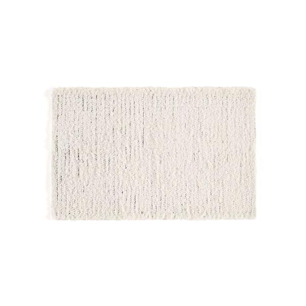 ZOZO問い合わせ番号:94294252ショップ:Francfranc，フランフランブランド:Francfranc，フランフラン商品名:シャギー コットン マット 800×500 ホワイト 床暖房対応 ホットカーペット対応 こたつ対応 抗菌...