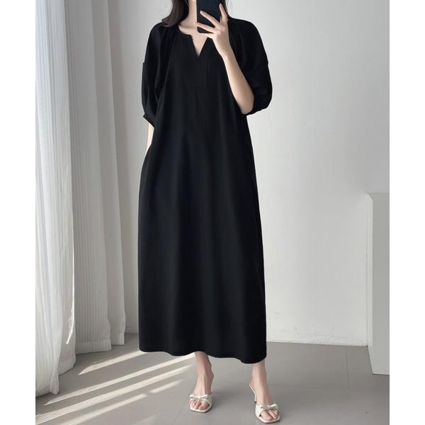 『タイムセール実施中』ZOZO問い合わせ番号:94294952ショップ:ABITOKYO，アビトーキョーブランド:ABITOKYO，アビトーキョー商品名:バルーン袖キーネックロングワンピースカテゴリ:ワンピース/ドレス>ワンピースブラ...