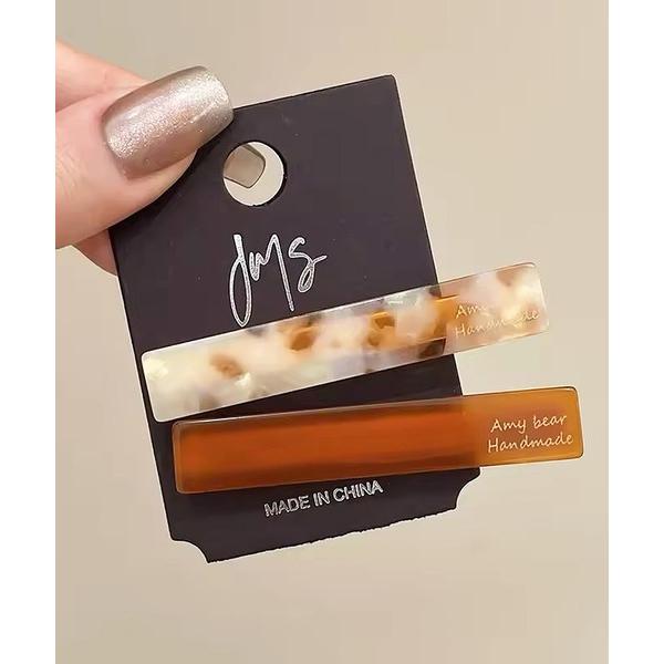 『タイムセール実施中』ZOZO問い合わせ番号:94295268ショップ:RiNc，リンクブランド:ammy.，エイミードット商品名:【 ammy. / エイミードット 】 マーブル デザイン 2個セット ヘアクリップ / へアクセサリーカテ...