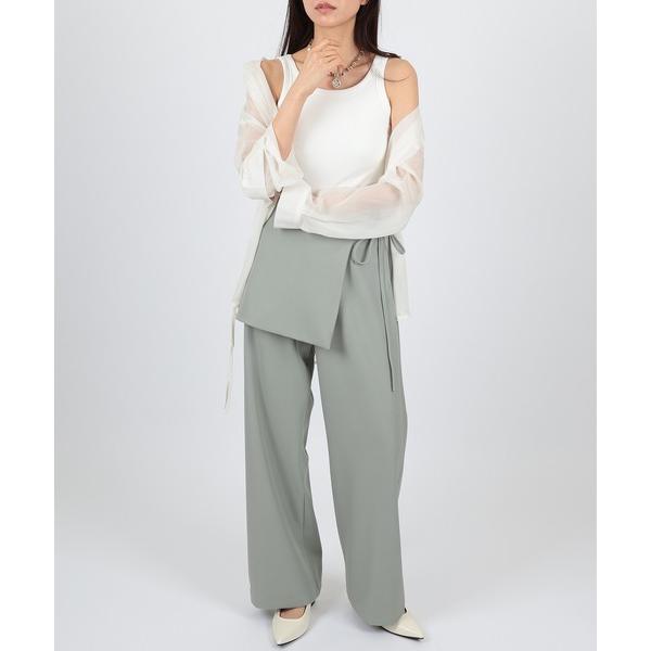 ZOZO問い合わせ番号:94295644ショップ:Lace Ladies，レースレディースブランド:SUWDEE，スーディー商品名:docking wrap skirt high waist pantsカテゴリ:パンツ>その他パンツブ...