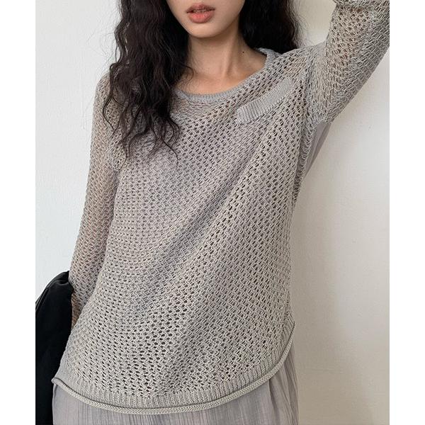 ZOZO問い合わせ番号:94295682ショップ:Lace Ladies，レースレディースブランド:SUWDEE，スーディー商品名:mesh docking knit pulloverカテゴリ:トップス>その他トップスブランド品番:S...