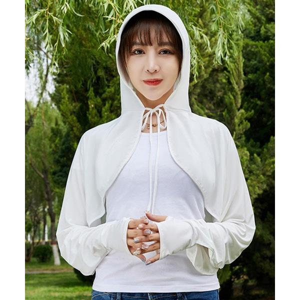 『タイムセール実施中』ZOZO問い合わせ番号:94295723ショップ:Lace Ladies，レースレディースブランド:Lace Ladies，レースレディース商品名:リボン付き ケープ風 フーデット ラッシュ ボレロカテゴリ:水着/着物...