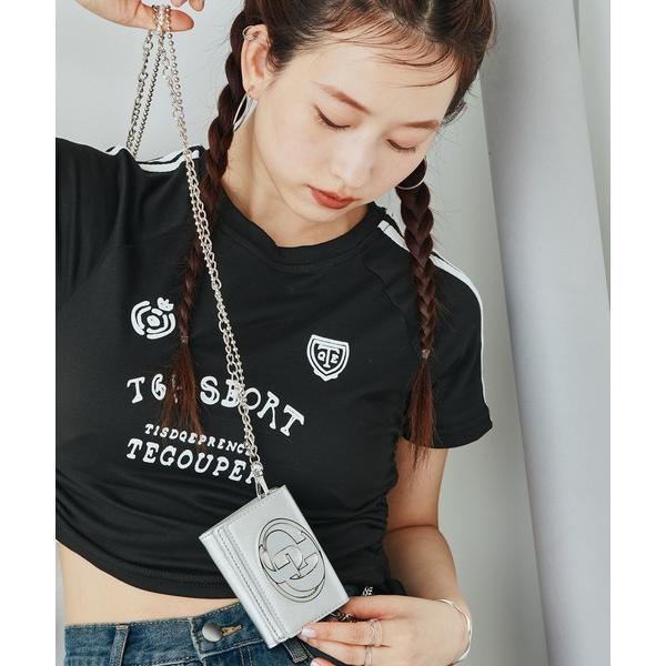 ZOZO問い合わせ番号:94296617ショップ:ELGAES，エルゲイスブランド:GYDA，ジェイダ商品名:「WEB限定商品」GYDA(ジェイダ)メタルプレートチェーンウォレット マイクロミニ財布 三つ折り　GY-W333カテゴリ:財布/...
