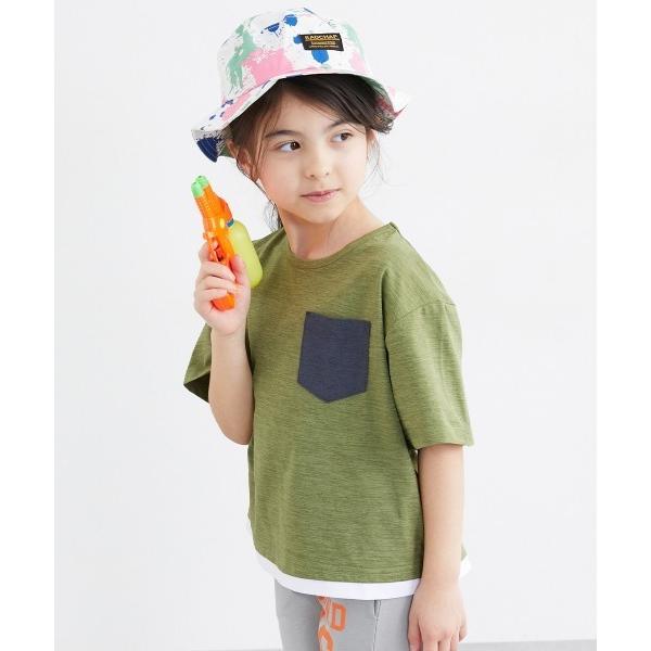 『タイムセール実施中』ZOZO問い合わせ番号:94297553ショップ:nissen，ニッセンブランド:QUNTSTYLE，キュントスタイル商品名:【水陸両用】配色ポケット付き半袖Tシャツカテゴリ:トップス>Tシャツ/カットソーブラン...