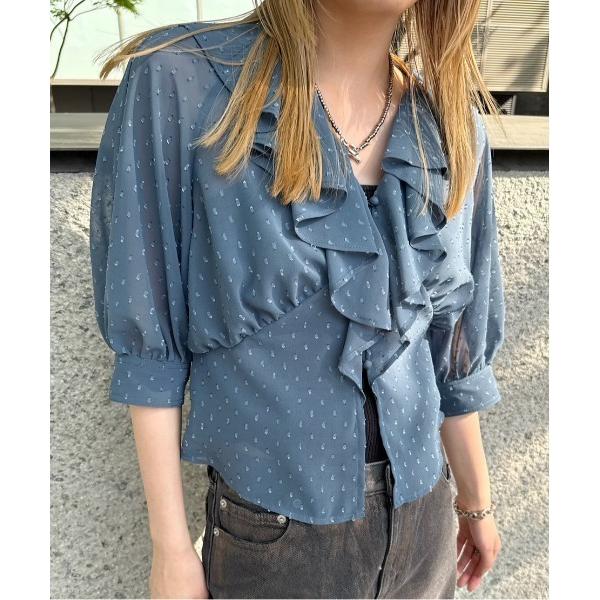 『セール実施中』ZOZO問い合わせ番号:94297989ショップ:AMERI VINTAGE，アメリビンテージブランド:Ameri，アメリ商品名:MEDI DECALCOMANIA CHIFFON BLOUSEカテゴリ:トップス>シャ...
