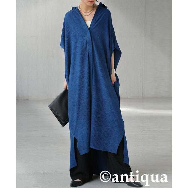 ZOZO問い合わせ番号:94333590ショップ:antiqua，アンティカブランド:antiqua，アンティカ商品名:ジャガードシャツワンピースカテゴリ:ワンピース/ドレス>シャツワンピースブランド品番:YP-00184素材:ポリエ...