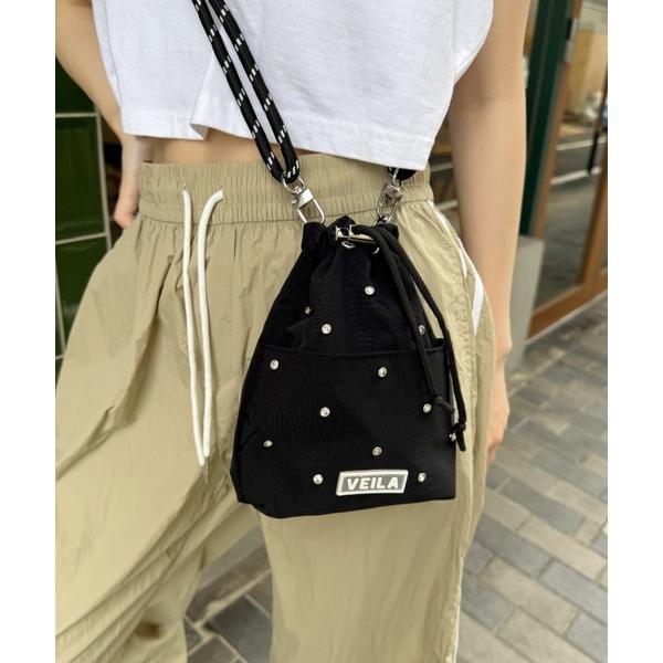 『タイムセール実施中』ZOZO問い合わせ番号:94334224ショップ:Outfitter lab，アウトフィッターラボブランド:CLEA，クレア，Outfitter lab，アウトフィッターラボ商品名:ビジューデザインミニサコッシュバッグ...