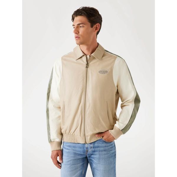 『タイムセール実施中』ZOZO問い合わせ番号:94334533ショップ:GUESS，ゲスブランド:Guess，ゲス商品名:PU Leather Blocking Color アウターカテゴリ:ジャケット/アウター>その他アウターブラン...