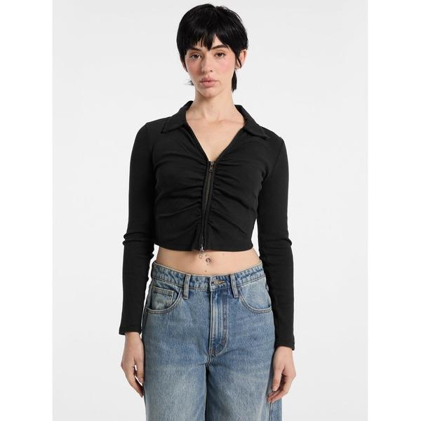 『タイムセール実施中』ZOZO問い合わせ番号:94334538ショップ:GUESS，ゲスブランド:Guess，ゲス商品名:GUESS Originals Shirred Cardigan カーディガンカテゴリ:トップス>カーディガン/...