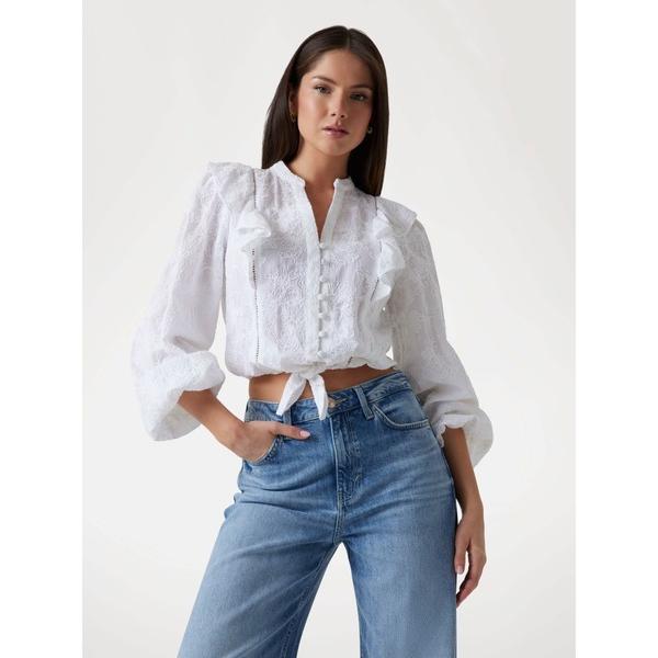 『セール実施中』ZOZO問い合わせ番号:94334541ショップ:GUESS，ゲスブランド:Guess，ゲス商品名:LS Serin Top シャツカテゴリ:トップス>シャツ/ブラウスブランド品番:W5YH80WHEN0素材:コットン...