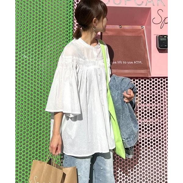 『セール実施中』ZOZO問い合わせ番号:94334562ショップ:notch.，ノッチブランド:notch.，ノッチ商品名:【 notch. by KR 】ピンタックフレアブラウスカテゴリ:トップス>シャツ/ブラウスブランド品番:73...