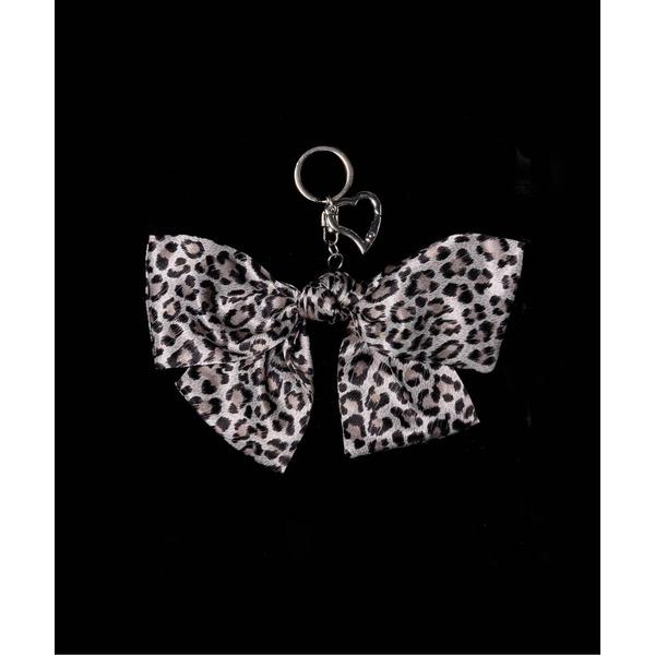 ZOZO問い合わせ番号:94364954ショップ:CASPER JOHN AIVER，キャスパージョン アイバーブランド:Carmelo，カーメロ商品名:Leopard satin ribbon porte-clefs / レオパードサテン...
