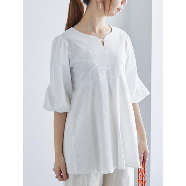 『セール実施中』ZOZO問い合わせ番号:94365799ショップ:Te chichi，テチチブランド:Te chichi，テチチ商品名:サッカーバルーンSVBLカテゴリ:トップス>シャツ/ブラウスブランド品番:2701018-23-1...