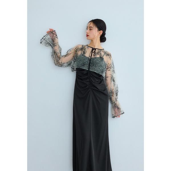 ZOZO問い合わせ番号:94366096ショップ:bflat，ビーフラットブランド:niana，ニアナ，et.UNiVER，エトユニベール商品名:Many wayゴールドフラワードレス 2点セット ボレロ キャミワンピース 結婚式 成人式 ...