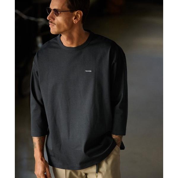 ZOZO問い合わせ番号:94366473ショップ:CAMBIO，カンビオブランド:THEOREM，セオレム商品名:mlt5252- Embroidered QS Tee 7分袖Tシャツカテゴリ:トップス>Tシャツ/カットソーブランド品...