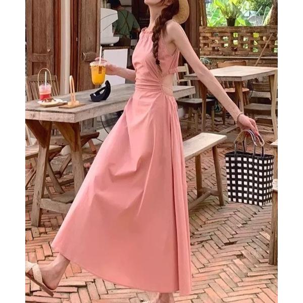 ZOZO問い合わせ番号:94367430ショップ:CELENA，セレナブランド:ampm，エーエムピーエム商品名:バックオープンロングワンピースカテゴリ:ワンピース/ドレス>ワンピースブランド品番:KME-131素材:ポリエステル10...