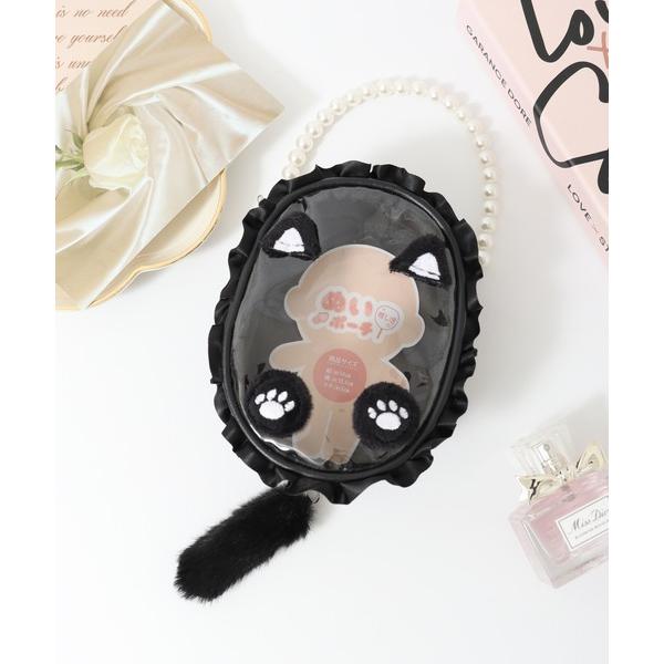 ZOZO問い合わせ番号:94367465ショップ:FUNALIVE，ファンアライブブランド:FUNALIVE，ファンアライブ商品名:Mineed by Oselネコミミ付ぬいポーチ(小)カテゴリ:財布/小物>ポーチブランド品番:RBT...