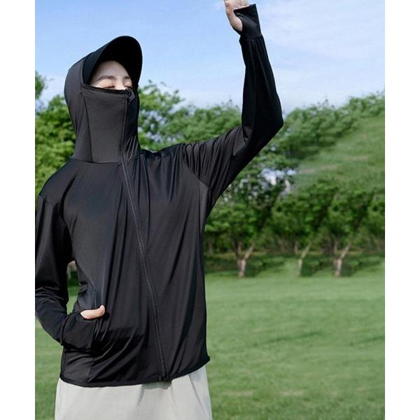 ZOZO問い合わせ番号:94367976ショップ:perky room，パーキールームブランド:Doux Belle，ドゥーベル，perky room，パーキールーム商品名:涼感UVカットパーカーカテゴリ:水着/着物・浴衣>ラッシュガ...