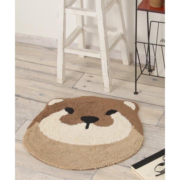 『セール実施中』ZOZO問い合わせ番号:94368172ショップ:Lbc with Life，エルビーシー ウィズライフブランド:LBC，エルビーシー商品名:アニマルフェイスマットカテゴリ:インテリア>ラグ/マットブランド品番:305...