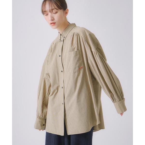 『セール実施中』ZOZO問い合わせ番号:94368545ショップ:b apartment，ビーアパートメントブランド:WHYTO.，ホワイト商品名:「WHYTO. / ホワイト」チェックボリュームブラウスカテゴリ:トップス>シャツ/ブ...