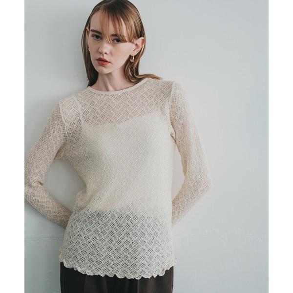 ZOZO問い合わせ番号:94368562ショップ:b apartment，ビーアパートメントブランド:WHYTO.，ホワイト商品名:「WHYTO. / ホワイト」フリルフレアレーストップスカテゴリ:トップス>Tシャツ/カットソーブラン...