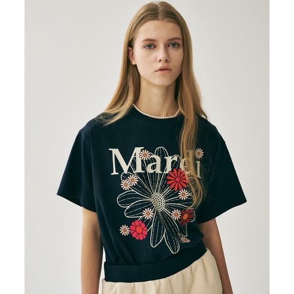 ZOZO問い合わせ番号:94368770ショップ:Mardi Mercredi，マルディメクルディブランド:Mardi Mercredi，マルディメクルディ商品名:TSHIRT FLOWERMARDI BLOSSOM  / Tシャツ フラワ...