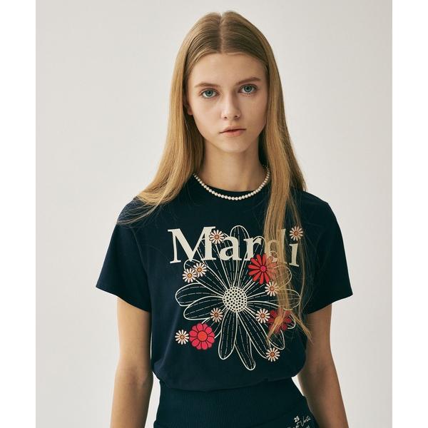 ZOZO問い合わせ番号:94368771ショップ:Mardi Mercredi，マルディメクルディブランド:Mardi Mercredi，マルディメクルディ商品名:SLIM TSHIRT FLOWERMARDI BLOSSOM / スリム ...