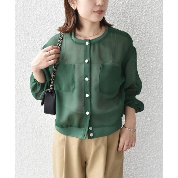ZOZO問い合わせ番号:94368953ショップ:SHIPS for women，シップス フォー ウィメンブランド:SHIPS Colors，シップス カラーズ商品名:SHIPS Colors:〈手洗い可能〉メッシュ ノーカラー ハオリ ...