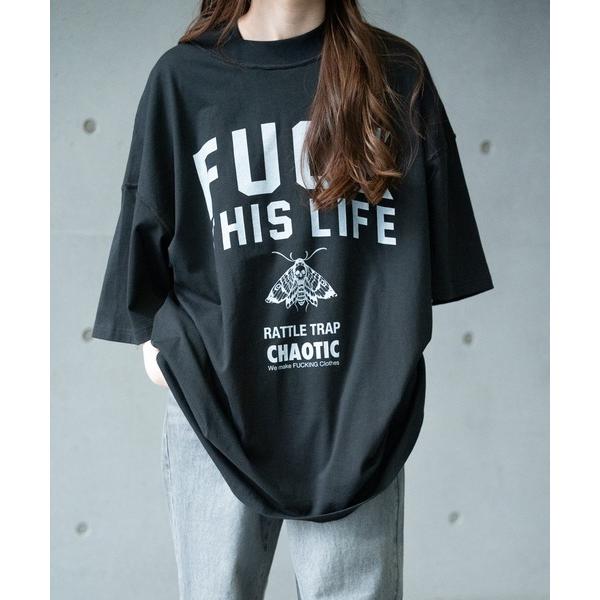 『セール実施中』ZOZO問い合わせ番号:94369133ショップ:MEN'S BIGI，メンズビギブランド:RATTLE TRAP，ラトルトラップ商品名:【CHAOTIC】別注FUCK THIS LIFEプリントオーバーサイズTシャツカテゴ...