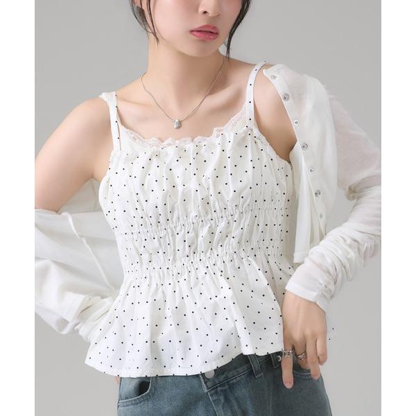 ZOZO問い合わせ番号:94400266ショップ:apres jour mignon，アプレジュールミニョンブランド:apres jour mignon，アプレジュールミニョン商品名:シャーリングビスチェカテゴリ:トップス>その他トッ...