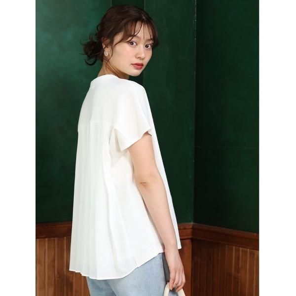 ZOZO問い合わせ番号:94462395ショップ:fifth，フィフスブランド:fifth，フィフス商品名:バックプリーツスキッパーブラウスカテゴリ:トップス>シャツ/ブラウスブランド品番:ES25S0203素材:（本体） ポリエステ...