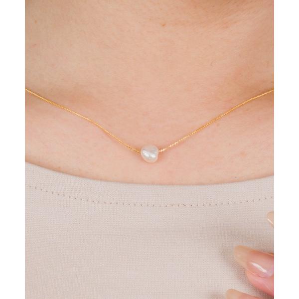 『セール実施中』ZOZO問い合わせ番号:94462445ショップ:Rivel，リヴェルブランド:Caroline Najman，キャロラインナジマン商品名:【CAROLINE NAJMAN】ゴールドメッキ ネックレス パール シンプル ワン...