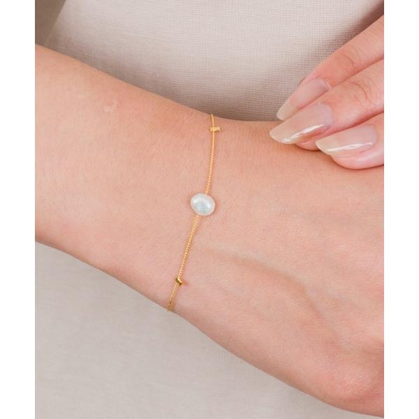 『セール実施中』ZOZO問い合わせ番号:94462446ショップ:Rivel，リヴェルブランド:Caroline Najman，キャロラインナジマン商品名:【CAROLINE NAJMAN】ゴールドメッキブレスレット シンプル ブレスレット...