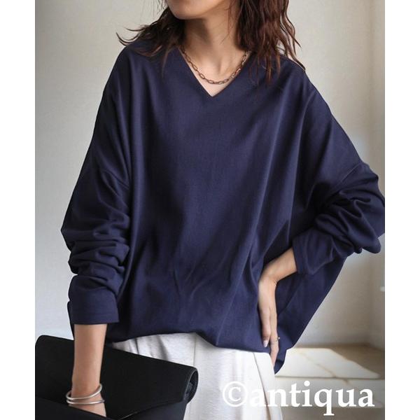 『タイムセール実施中』ZOZO問い合わせ番号:94462456ショップ:antiqua，アンティカブランド:antiqua，アンティカ商品名:シュッと美コクーンバスクトップスカテゴリ:トップス>Tシャツ/カットソーブランド品番:NA-...