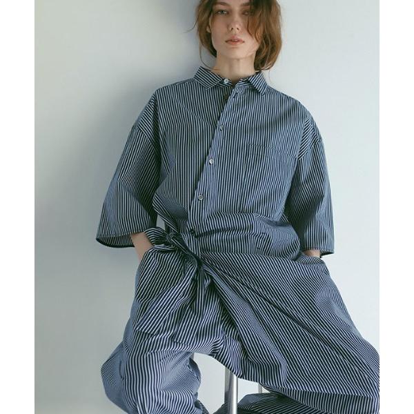 『タイムセール実施中』ZOZO問い合わせ番号:94462473ショップ:ETRE TOKYO，エトレトウキョウブランド:ETRE TOKYO，エトレトウキョウ商品名:ハーフスリーブストライプオールインワンカテゴリ:オールインワン・サロペット...