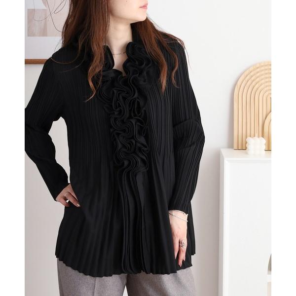 『タイムセール実施中』ZOZO問い合わせ番号:94462499ショップ:FUNALIVE，ファンアライブブランド:FUNALIVE，ファンアライブ商品名:je crois soi プリーツ　フリル　カーディガンカテゴリ:トップス>カー...