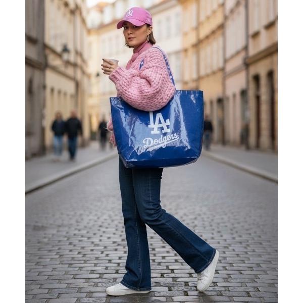 『タイムセール実施中』ZOZO問い合わせ番号:94462617ショップ:baron，バロンブランド:MLB，メジャーリーグベースボール商品名:MLB ショッピングトートバッグ1カテゴリ:バッグ>トートバッグブランド品番:YKLA-TT...