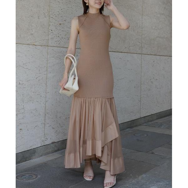 『セール実施中』ZOZO問い合わせ番号:94463397ショップ:anuans，アニュアンスブランド:anuans，アニュアンス商品名:カスケードニットドッキングワンピースカテゴリ:ワンピース/ドレス>ワンピースブランド品番:1525...