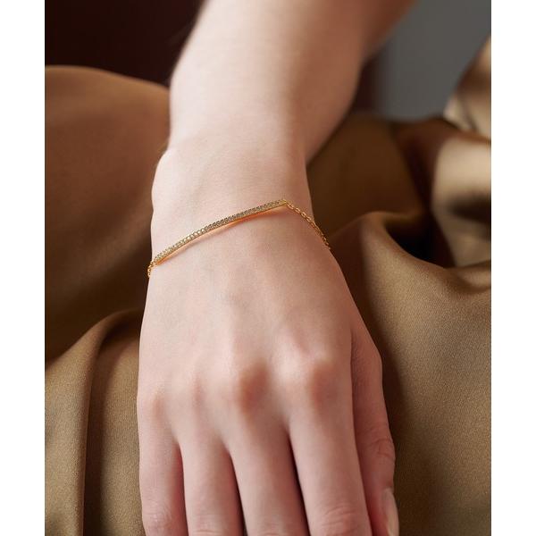 『タイムセール実施中』ZOZO問い合わせ番号:94463815ショップ:SETUP7，セットアップセブンブランド:ALLURELLE，アリュレル，SETUP7，セットアップセブン商品名:【ALLURELLE】シルバー ジルコニア×チェーンブ...