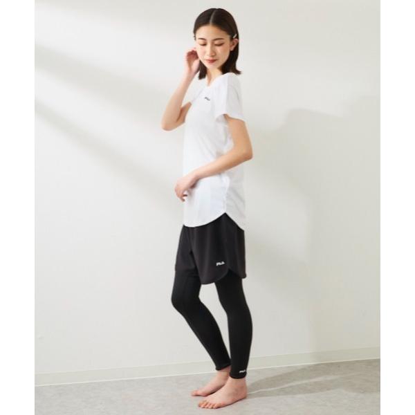 『タイムセール実施中』ZOZO問い合わせ番号:94464129ショップ:Kappa/FILA，カッパ/フィラブランド:FILA，フィラ商品名:【水陸両用】フィットネスウエア上下3点セット(レギンス付き)カテゴリ:水着/着物・浴衣>ラッ...