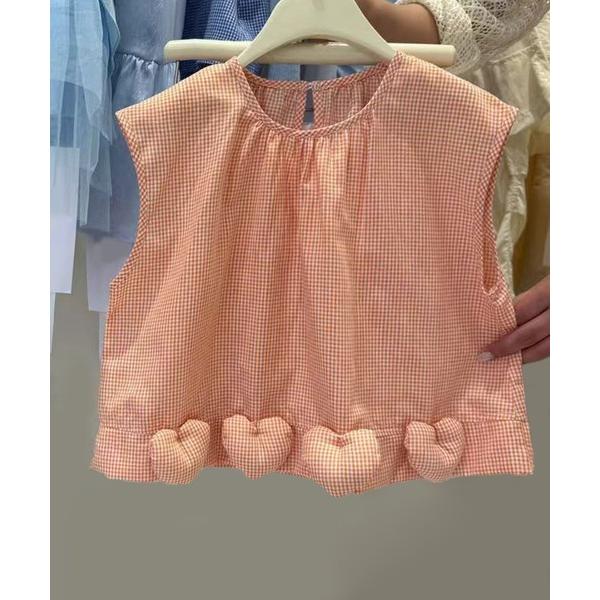 『タイムセール実施中』ZOZO問い合わせ番号:94477926ショップ:aimoha，アイモハブランド:aimoha，アイモハ商品名:【aimoha-KIDS-】ハートチャーム付きトップスカテゴリ:トップス>その他トップスブランド品番...