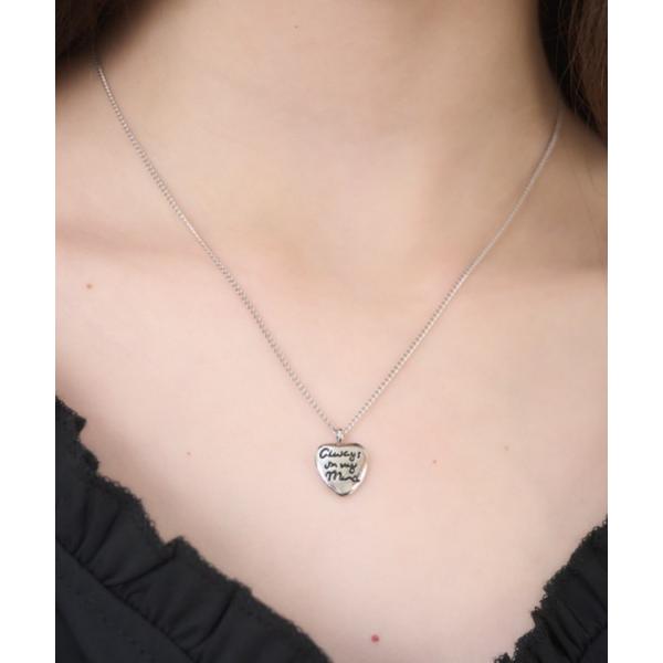 ZOZO問い合わせ番号:94494588ショップ:Auntie Rosa，アンティローザブランド:Birthday room，バースデイルーム，Mitch，ミッチ商品名:レタリングハートネックレス/lettering heart neckl...