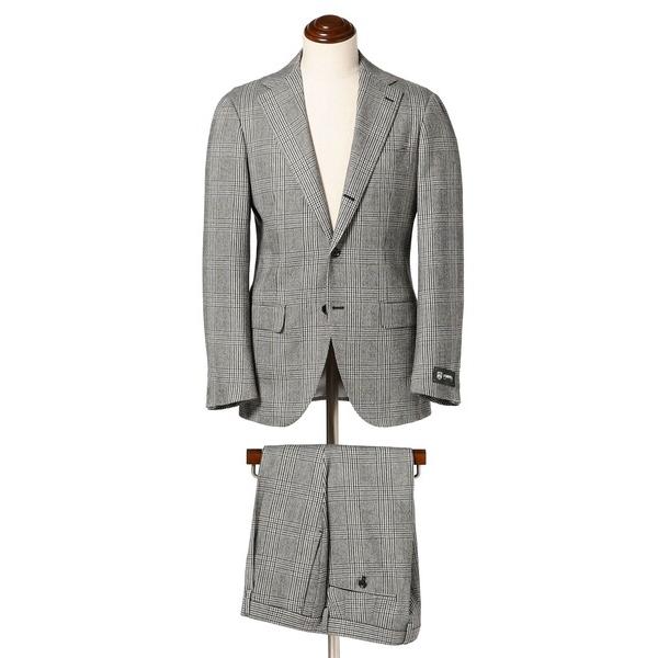 『セール実施中』ZOZO問い合わせ番号:94495220ショップ:BEAMS MEN，ビームス メンブランド:BRILLA per il gusto，ブリッラペルイルグースト商品名:DORMEUIL ウール フランネル グレンチェック スー...