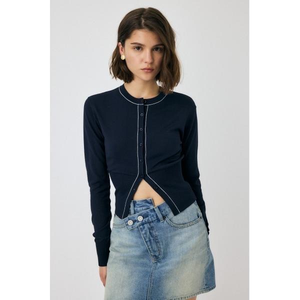 『タイムセール実施中』ZOZO問い合わせ番号:94527920ショップ:MOUSSY，マウジーブランド:MOUSSY，マウジー商品名:COLOR STITCH カーディガンカテゴリ:トップス>カーディガン/ボレロブランド品番:010I...