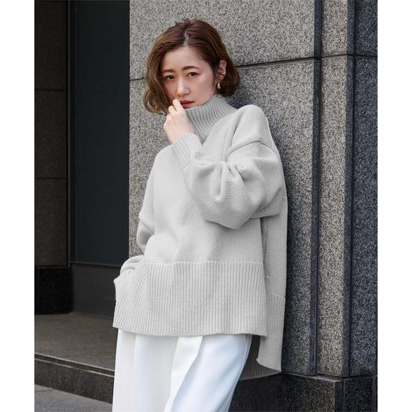 『タイムセール実施中』ZOZO問い合わせ番号:94528025ショップ:ur's，ユアーズブランド:ur's，ユアーズ商品名:ハイネックサイドスリットオーバーサイズニットカテゴリ:トップス>ニット/セーターブランド品番:BGXU188...