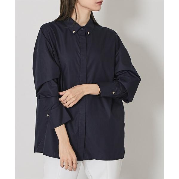 『タイムセール実施中』ZOZO問い合わせ番号:94528031ショップ:ur's，ユアーズブランド:ur's，ユアーズ商品名:カラーポイントゴールド釦シャツカテゴリ:トップス>シャツ/ブラウスブランド品番:BGXU1925素材:ポリエ...