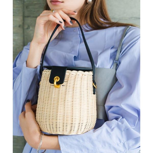 ZOZO問い合わせ番号:94528126ショップ:UNITED BASE，ユナイテッドベースブランド:LA MARGE，ラマージ商品名:ラタン製 蓋付き ショルダーバッグカテゴリ:バッグ>ショルダーバッグブランド品番:94109素材:...