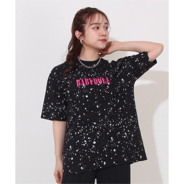 『タイムセール実施中』ZOZO問い合わせ番号:94528454ショップ:BABYDOLL，ベビードールブランド:BABYDOLL，ベビードール商品名:【綿100％】親子お揃い 箔スプラッシュ Tシャツ 0588Aカテゴリ:トップス>T...